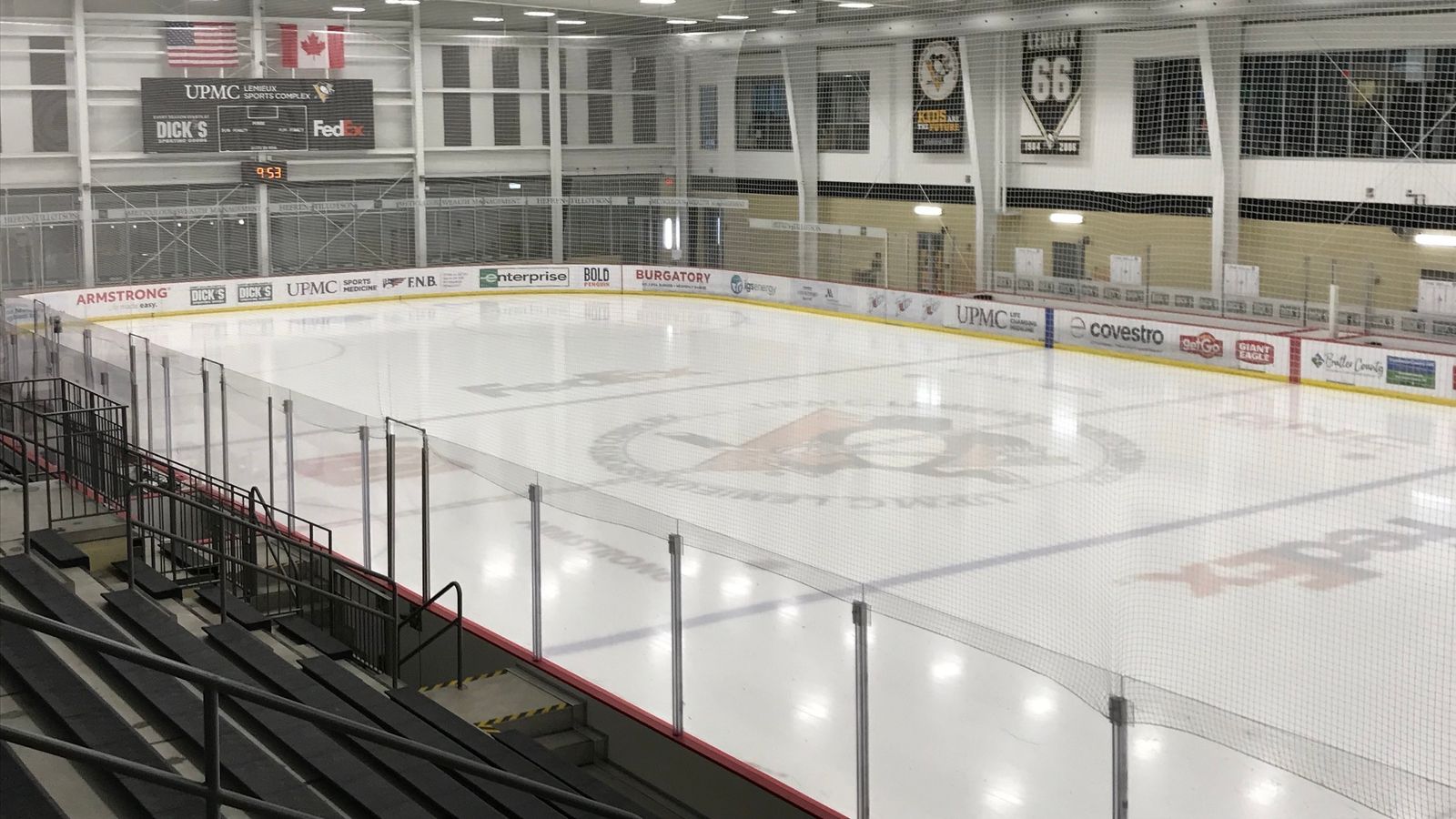 Penguins practice, 11 a.m.
